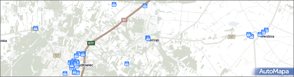 Handel, Usługi w Jastrząb powiat szydłowiecki :: na mapie Targeo Handel, Usługi w Jastrząb powiat szydłowiecki :: na mapie Targeo