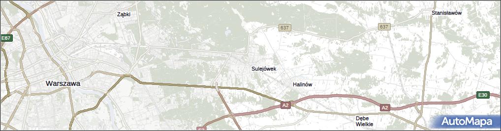 Mapa Sulejówek, Sulejówek na mapie Targeo